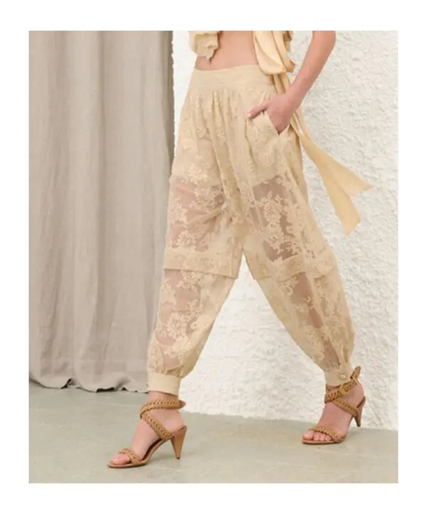 Zimmermann Hypnotic Lace Harem Pants - Cream