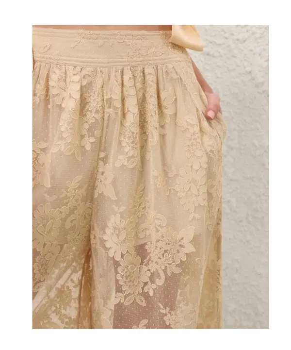 Zimmermann Hypnotic Lace Harem Pants - Cream