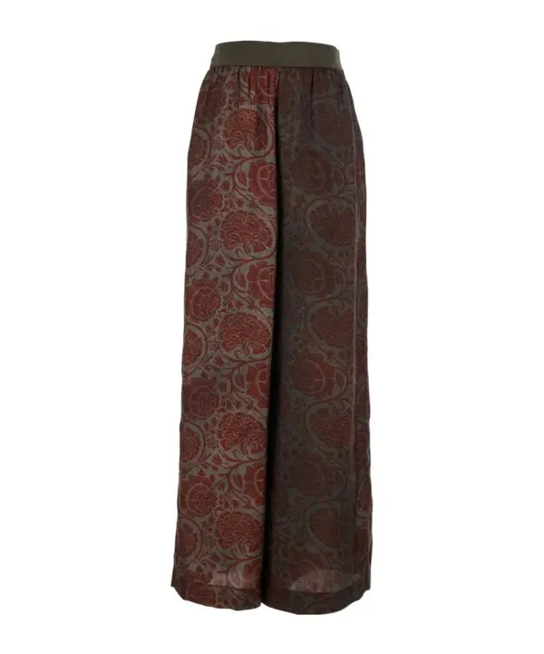 UMA WANG Pansy" Wide-leg Trousers - Red