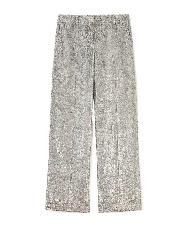 Stella McCartney Fil Coupé Straight-leg Trousers