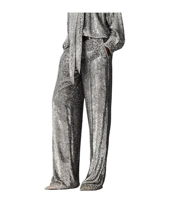 Stella McCartney Fil Coupé Straight-leg Trousers