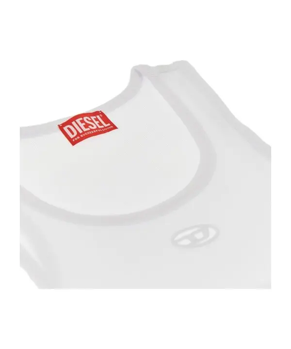 DIESEL® Ribbed Tank Top With Wrap Detail