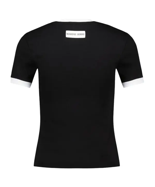 MARINE SERRE Moon Logo Jersey T-shirt