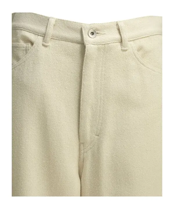 Auralee Wide-leg Trousers - Nude
