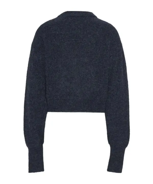 ROTATE BY BIRGER CHRISTENSEN Cuffed-sleeve Crewneck Sweater