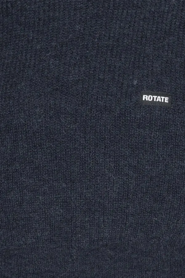 ROTATE BY BIRGER CHRISTENSEN Cuffed-sleeve Crewneck Sweater