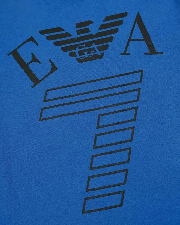 EA7 Logo T-shirt With Round Neck
