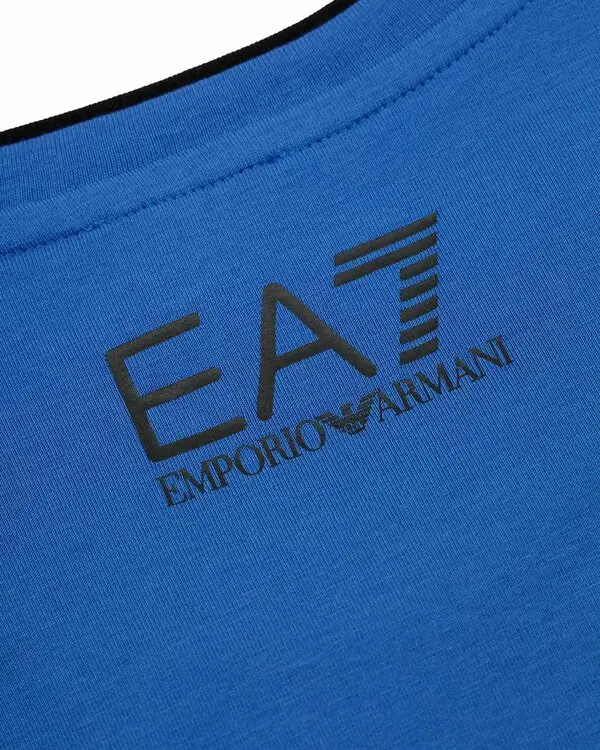EA7 Logo T-shirt With Round Neck