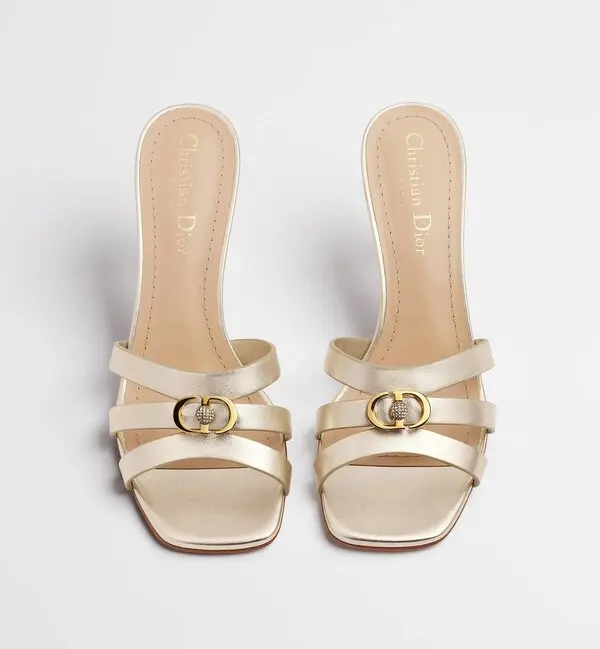 Dior Heeled Slide Sandals