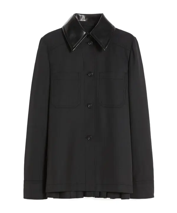 Sportmax Boxy Collar Jacket - Black