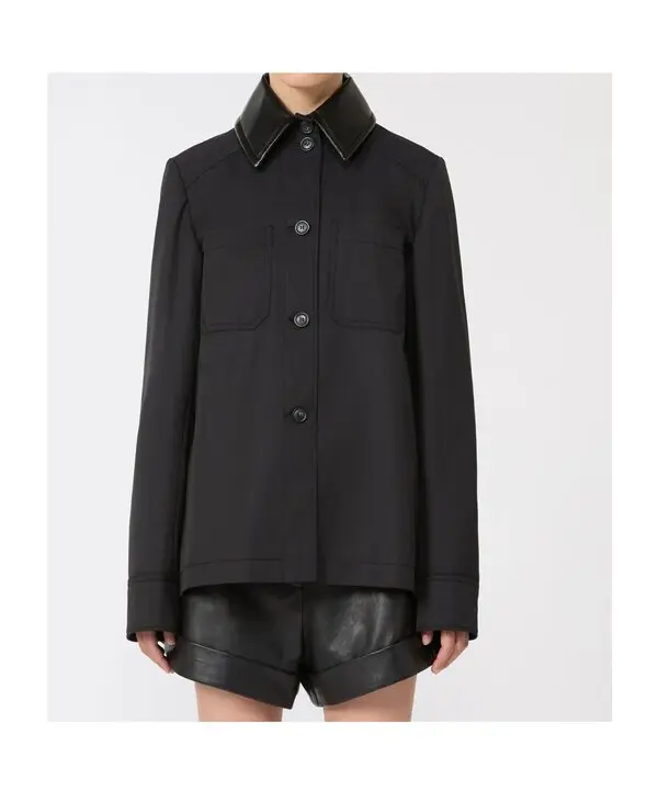 Sportmax Boxy Collar Jacket - Black