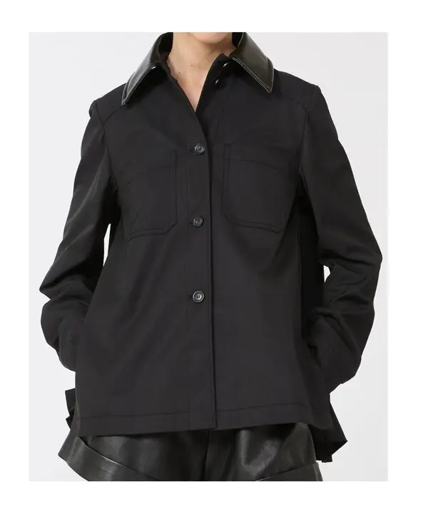 Sportmax Boxy Collar Jacket - Black