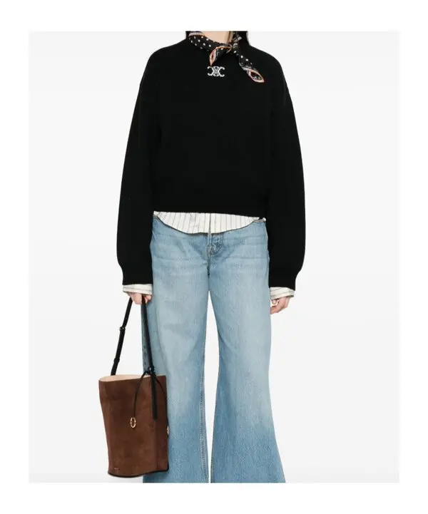 Celine Crewneck Cashmere Sweater