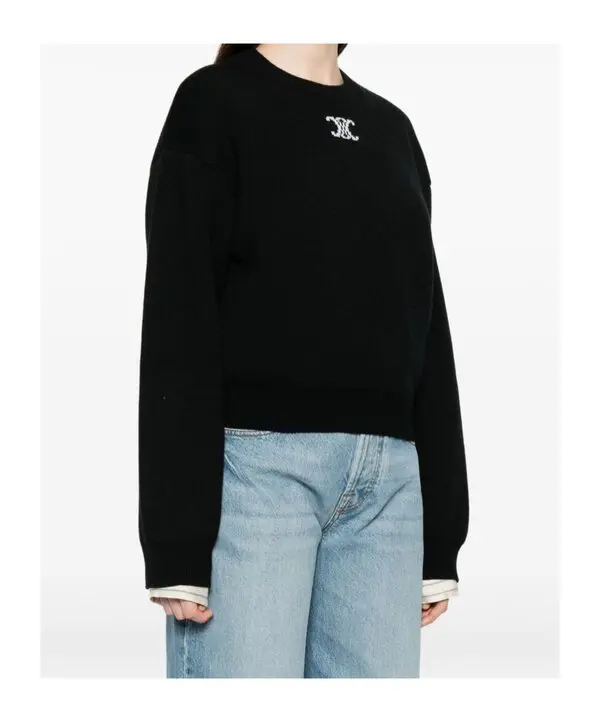 Celine Crewneck Cashmere Sweater