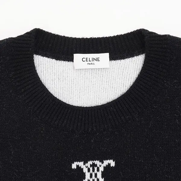 Celine Crewneck Cashmere Sweater