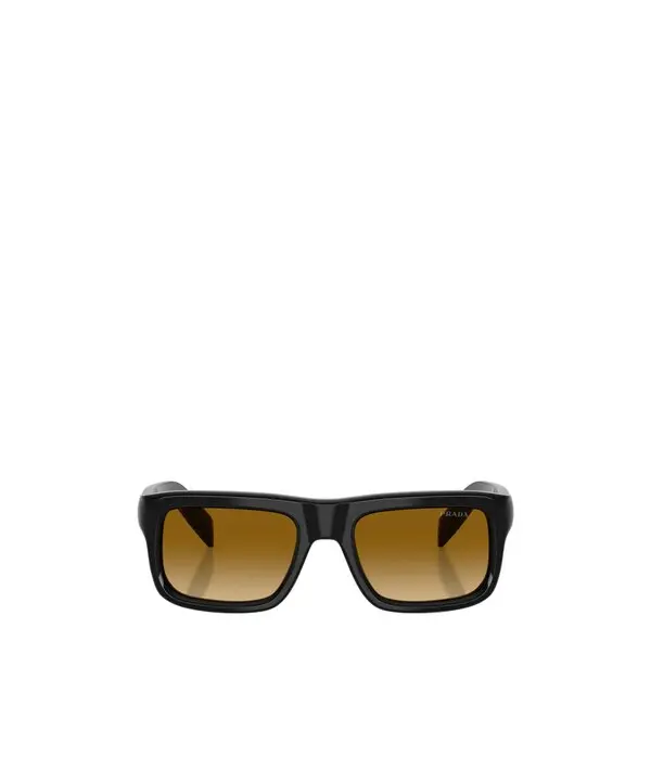 Prada Rectangular Frame Sunglasses - Black