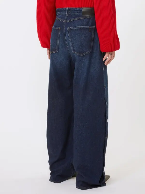 Sportmax Lichene Jeans With Logo Patch