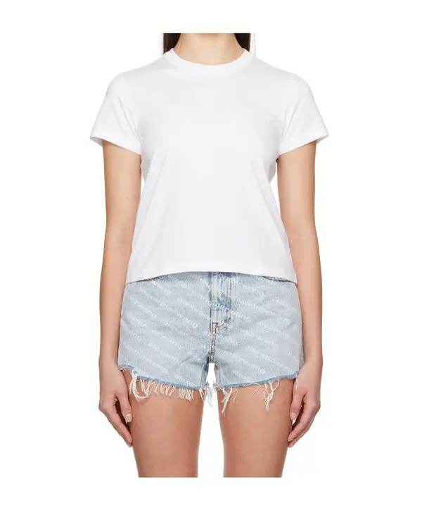 Alexander Wang Regular Fit Crewneck T-shirt - White