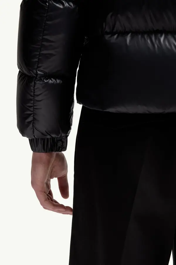 Moncler Tripiti Short Down Jacket With Stand Collar