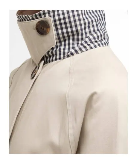 Barbour Buttoned Trench Coat