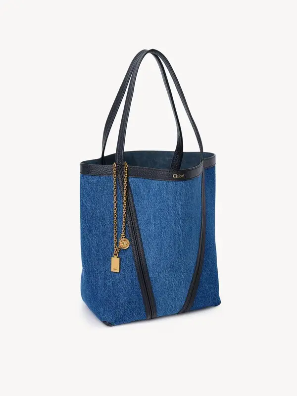 Chloé Double-handled Tote Bag - Ash Blue