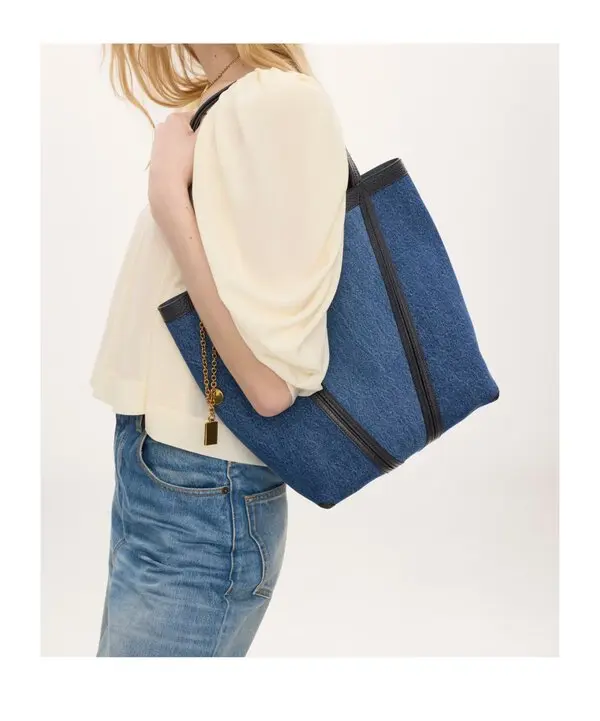 Chloé Double-handled Tote Bag - Ash Blue