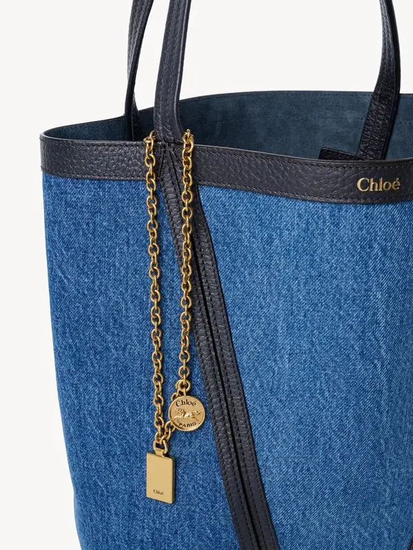 Chloé Double-handled Tote Bag - Ash Blue