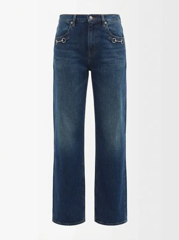 Gucci Horsebit Straight-leg Jeans