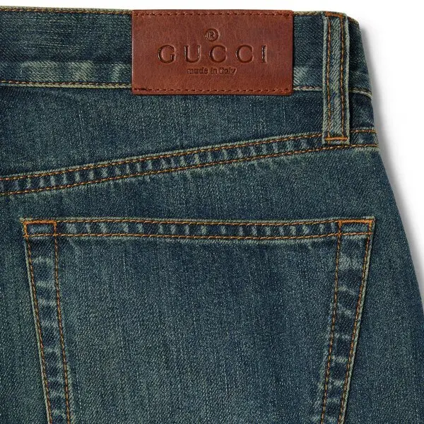 Gucci Horsebit Straight-leg Jeans