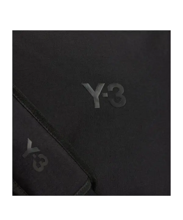 Y3 Logo Detailed Zipped Tote Bag
