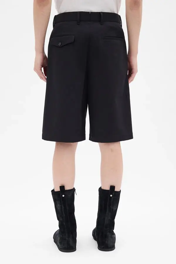 ANN DEMEULEMEESTER Pleated Wide Leg Shorts