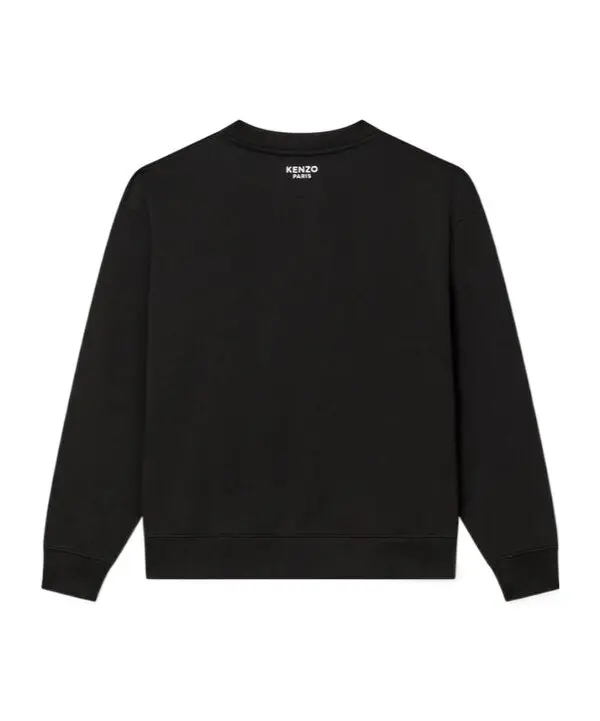 Kenzo Embroidered Cotton Sweatshirt - Black