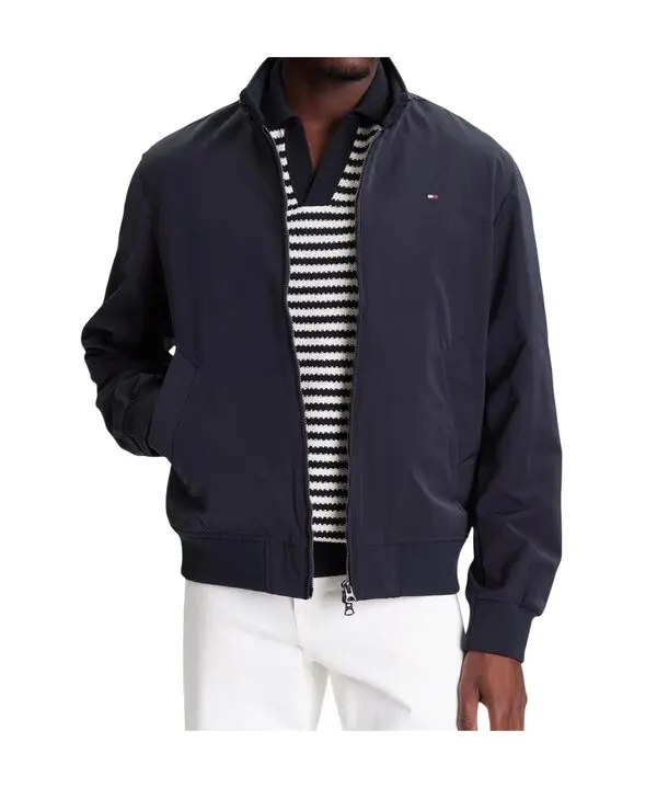 Tommy Hilfiger Long-sleeved Zip-up Bomber Jacket