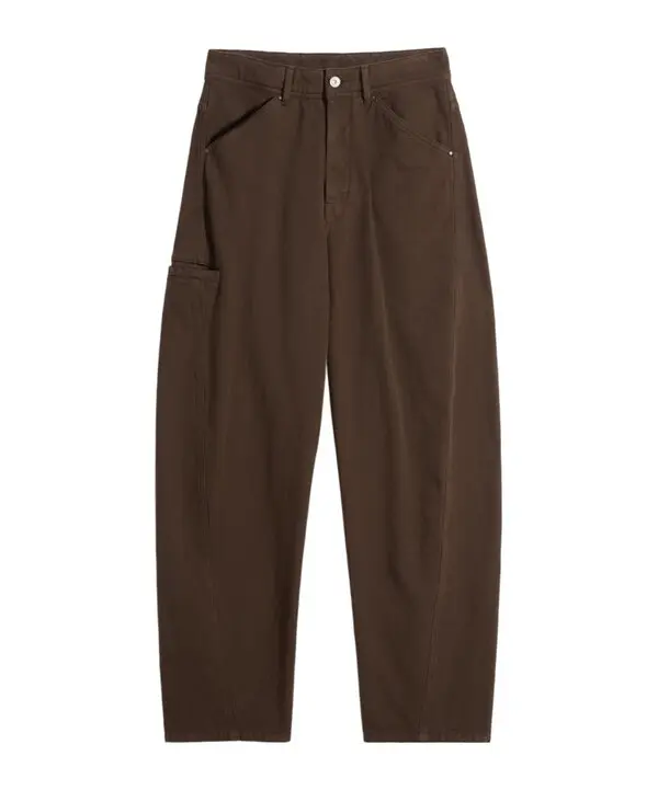 LEMAIRE Twisted Workwear Straight-leg Trousers - Cocoa