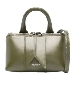 Attico Logo Shoulder Bag - Green
