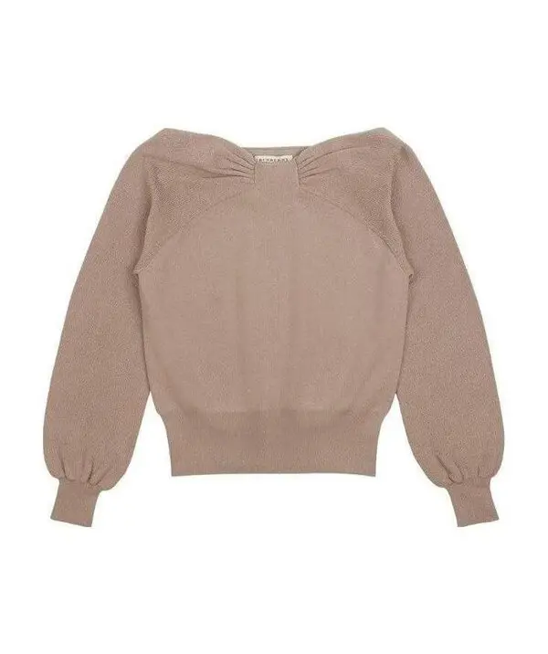 Burberry Logo Knitted Pullover - Nude