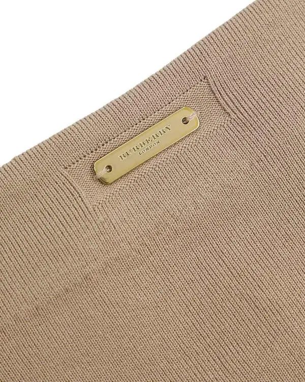 Burberry Logo Knitted Pullover - Nude