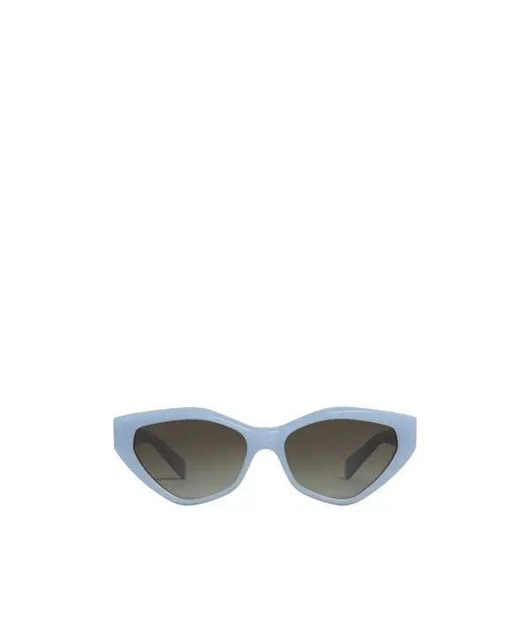 Celine Triomphe 17 Acetate Sunglasses - Blue