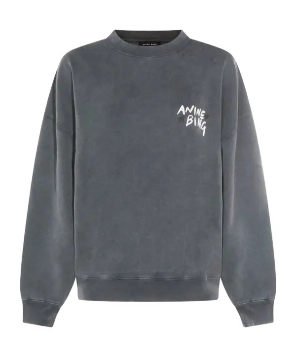 ANINE BING Lettering Print Sweatshirt