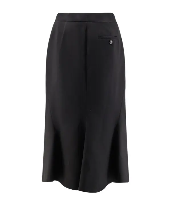 Alexander McQueen Cutaway Pencil Skirt With Slit Detail