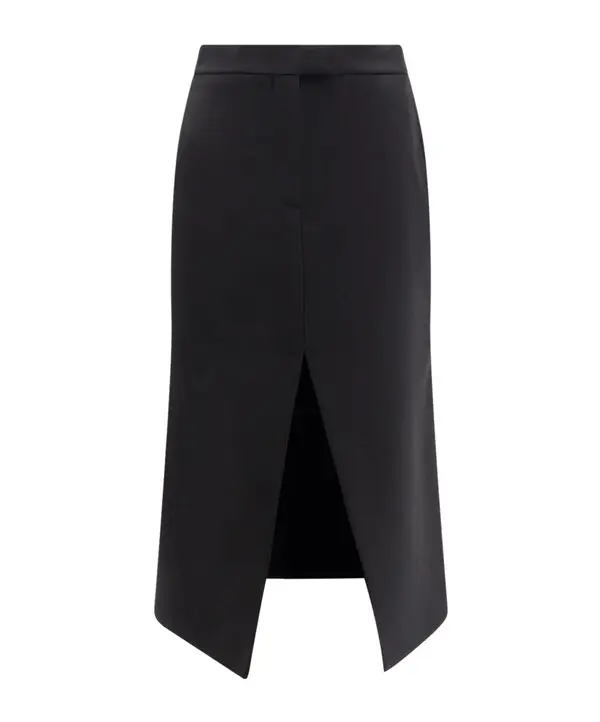 Alexander McQueen Cutaway Pencil Skirt With Slit Detail