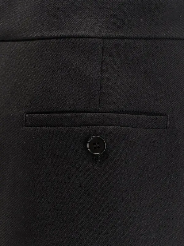 Alexander McQueen Cutaway Pencil Skirt With Slit Detail
