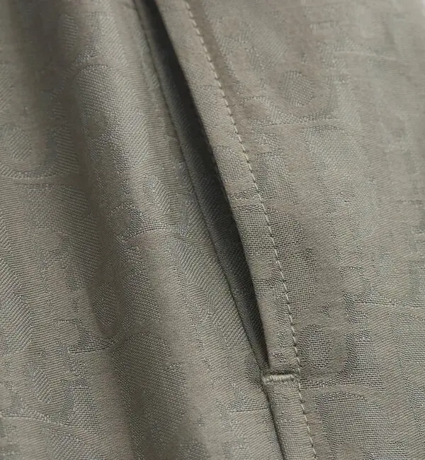 Dior Monogrammed Twill Shorts - Grey