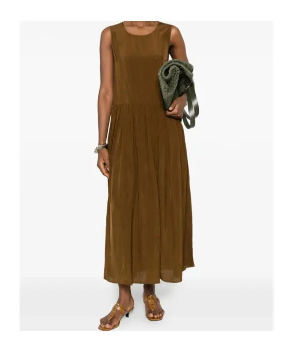 UMA WANG Pleated Maxi Dress