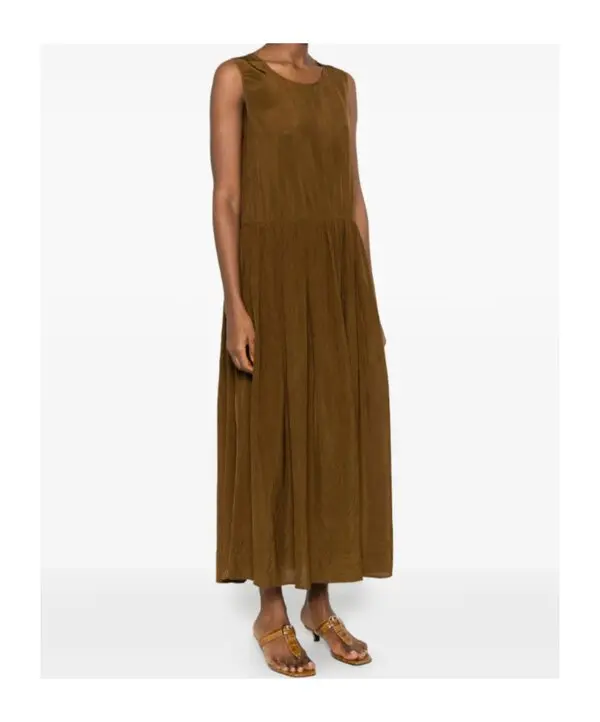 UMA WANG Pleated Maxi Dress