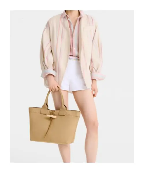 Longchamp Le Roseau Tote Bag - Desert