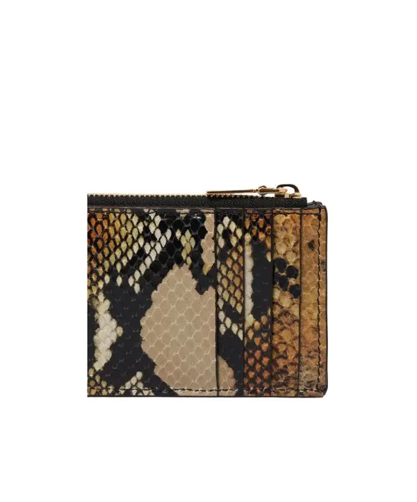 Alexander McQueen Printed Zipped Card Holder