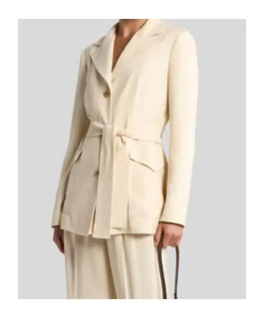 Etro Belted Field Jacket - Cream