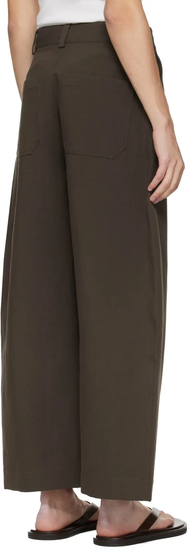 Studio Nicholson Levy Pants - Peat Color