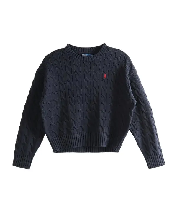 Polo Ralph Lauren Long Sleeve Crewneck Jumper - Hunter Navy